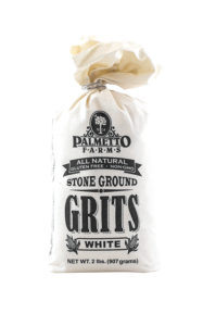 Palmetto Farms. Stone Ground Grits. Non GMO. All Natural.
